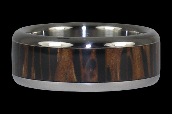 Hawaii Titanium Ring® with Hawaiian Palm Wood | Hawaii Titanium Rings®